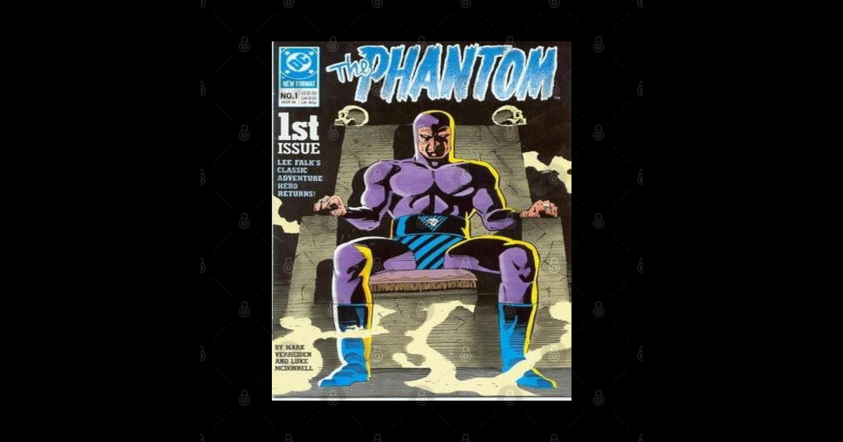 The Phantom #1 Retro Comic Book Cover – Classic Adventure Hero - The ...