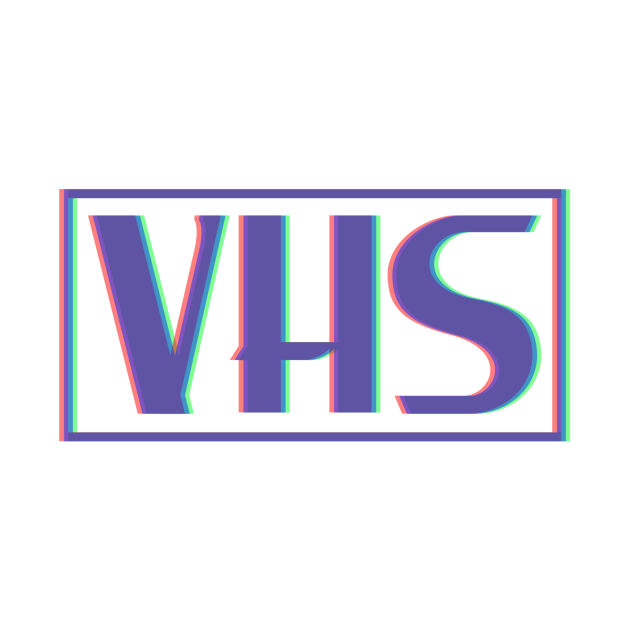 VHS - Retro VHS Logo - Vhs - T-Shirt | TeePublic