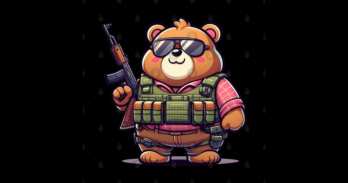 Tactical Bears - Tactical - Sticker | TeePublic