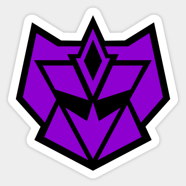 G2 Decepticon (Black Border) - Transformers - Sticker | TeePublic