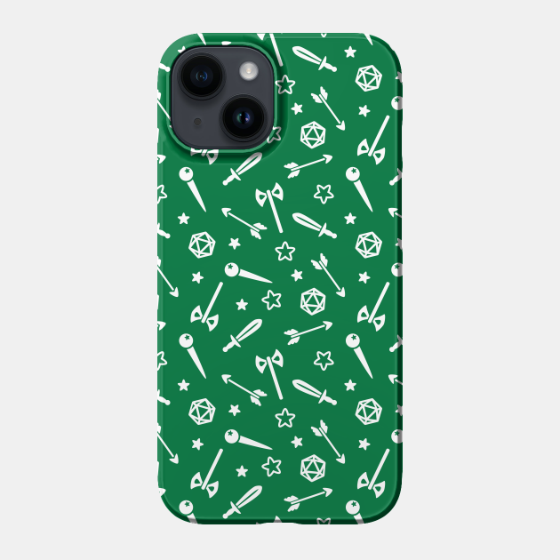 Goblin Green Adventurer Pattern - Dnd - Phone Case | TeePublic