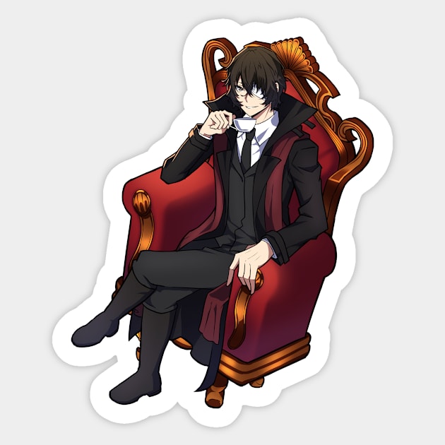 Port Mafia Boss Dazai - Bungo Stray Dogs - Sticker | TeePublic