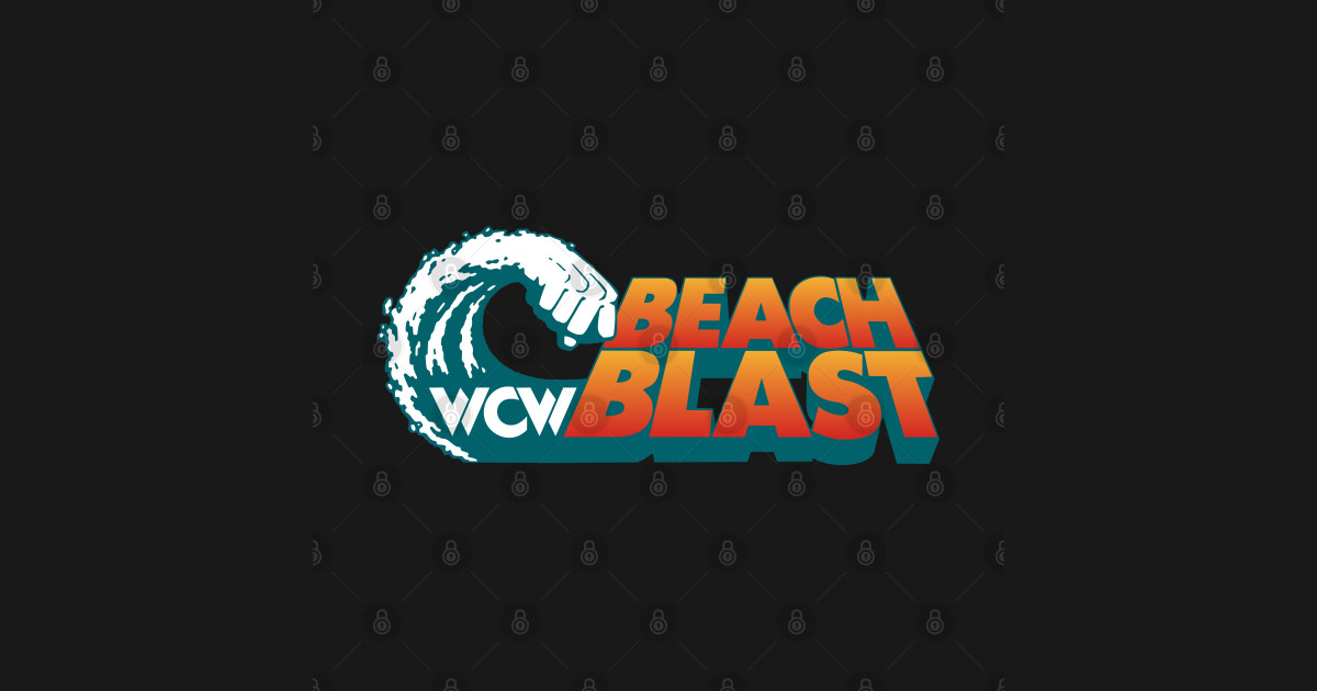 WCW Beach Blast Logo - Wcw - T-Shirt | TeePublic