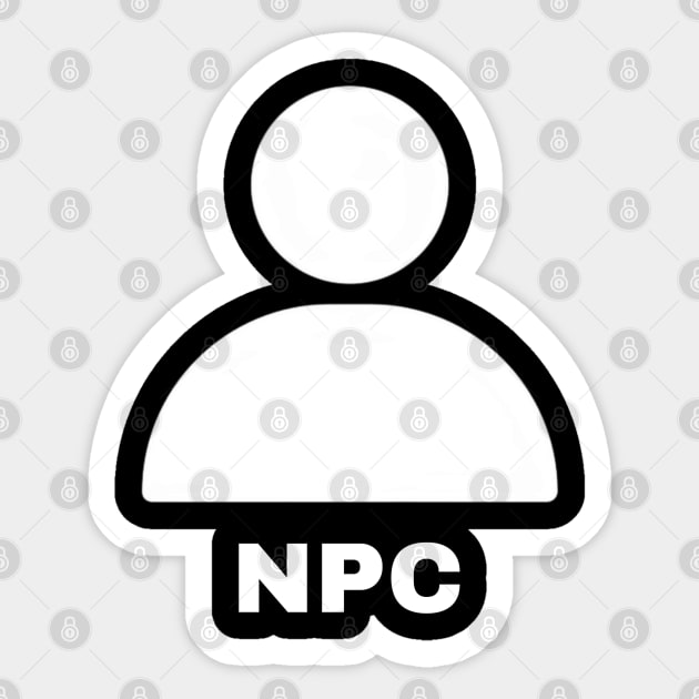 NPC - Npc - Sticker | TeePublic