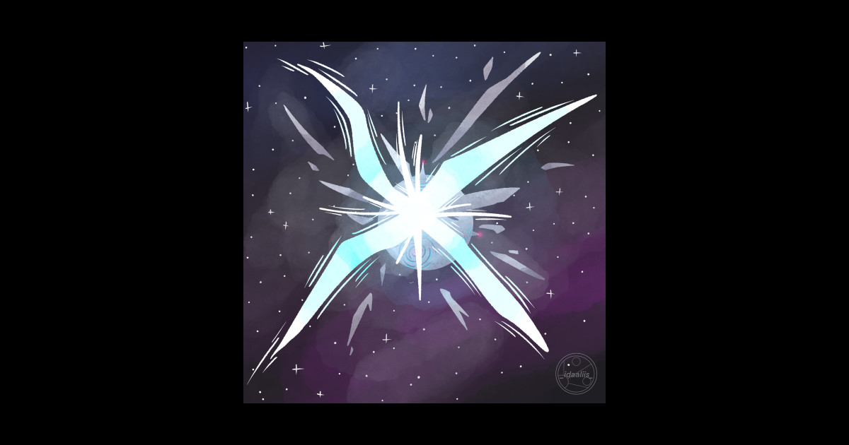 the moon exploded - Space - Sticker | TeePublic