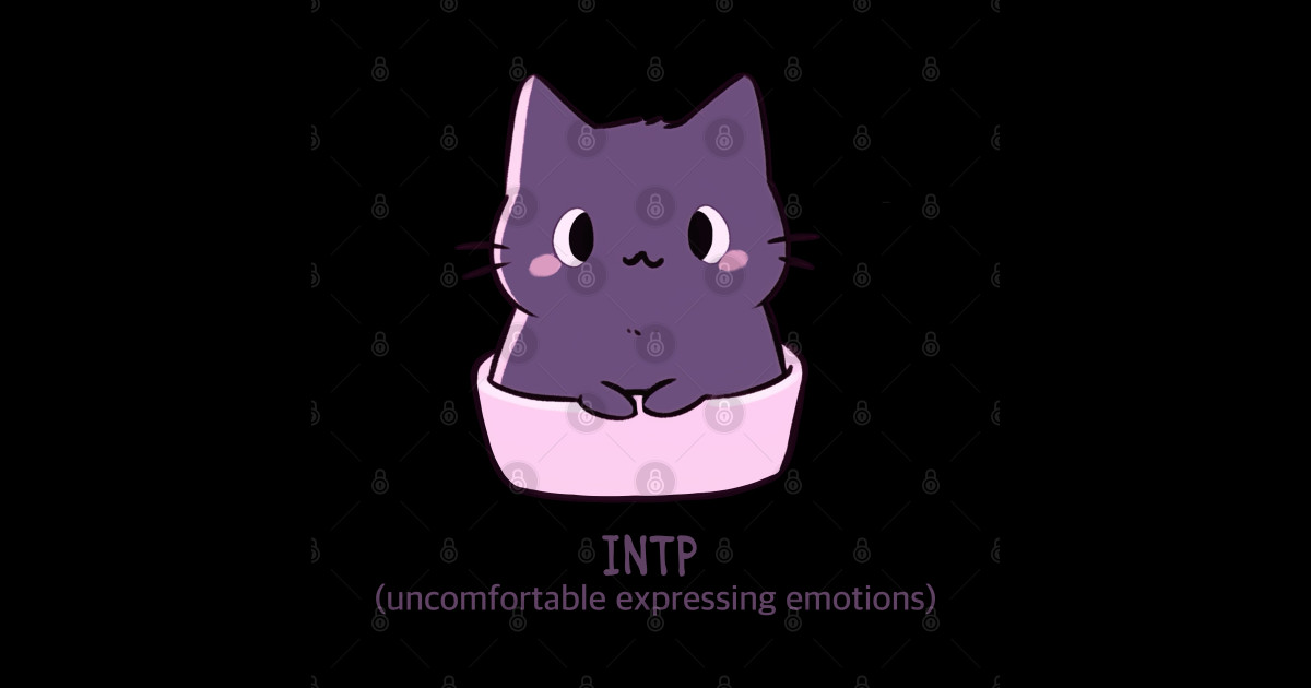 INTP cat - Intp - Sticker | TeePublic