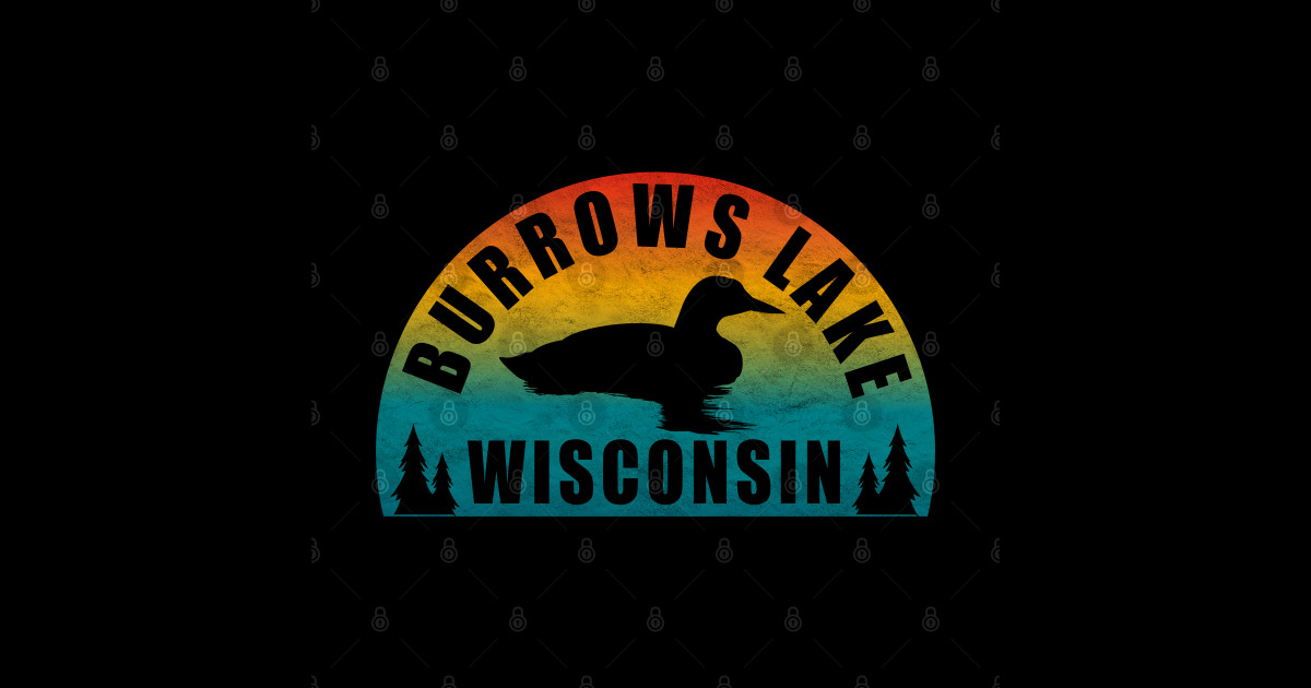 Burrows Lake Northern Wisconsin Sunset Loon - Burrows Lake Wisconsin ...