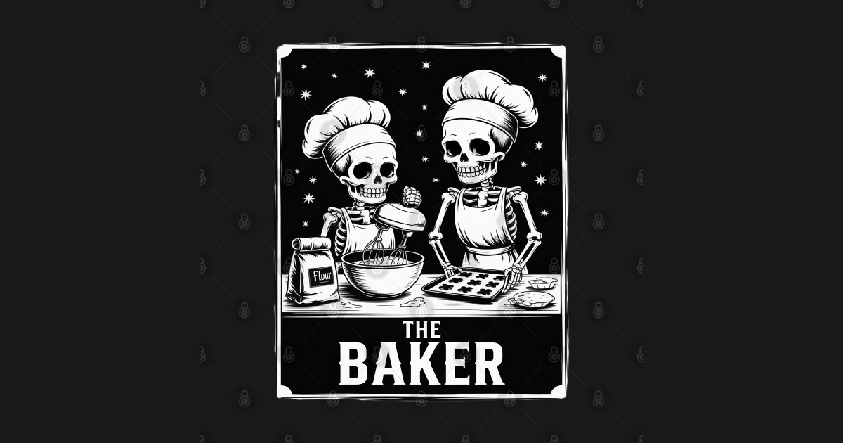 Skeleton Baker Tarot Card Baking - Skeleton Baker Tarot Card Baking - T ...