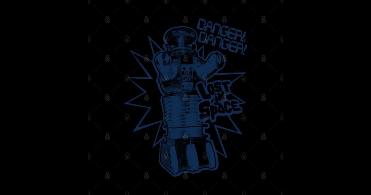 B9 Robby the Robot - 1 color - Robot Science Fiction Space Horror Funs ...