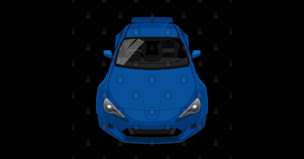 GT86 Body Kit - Blue - Gt86 Body Kit - Sticker | TeePublic