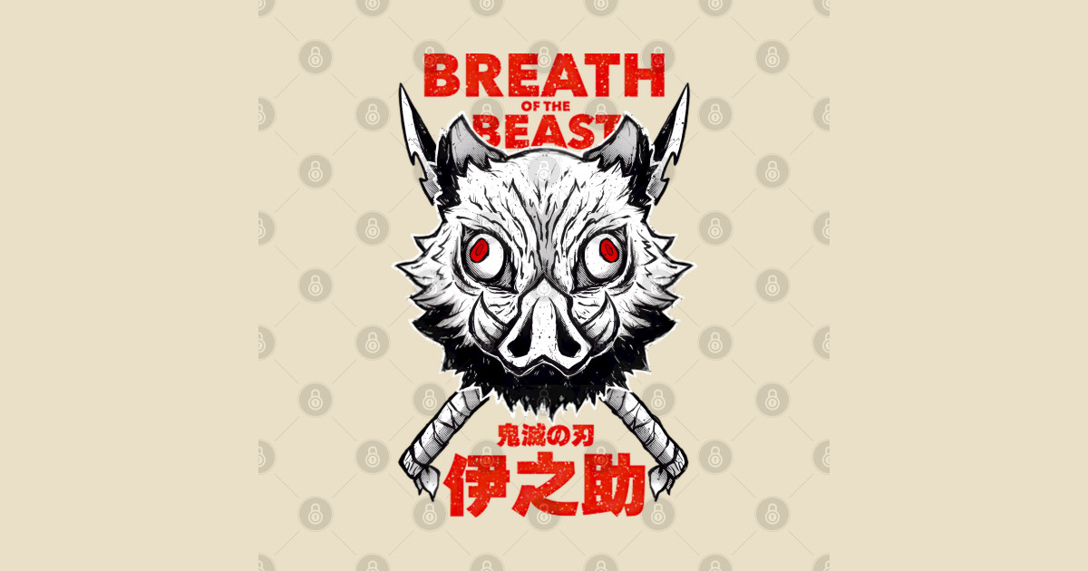Inosuke Boar Mask - Breath Of The Beast Anime Art|PERFECT GIFT FOR YOU ...