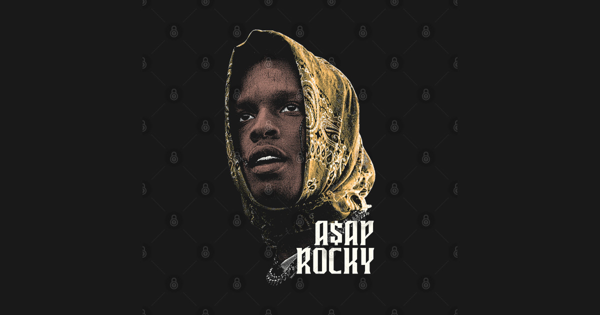 A$ap Rocky Head - Asap Rocky - T-Shirt | TeePublic