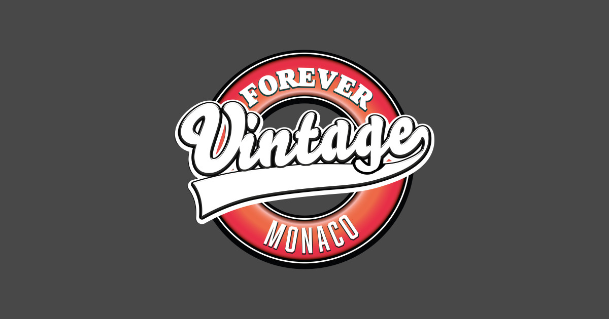 forever vintage Monaco logo - Forever Vintage Monaco - T-Shirt | TeePublic