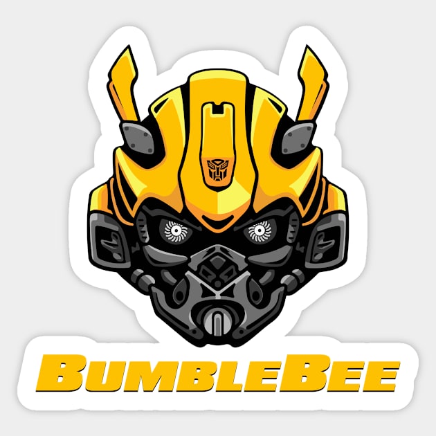 Bumblebee Transformers Robot - Bumblebee - Sticker | TeePublic