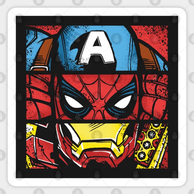 We Fight - Heroes - Sticker | TeePublic