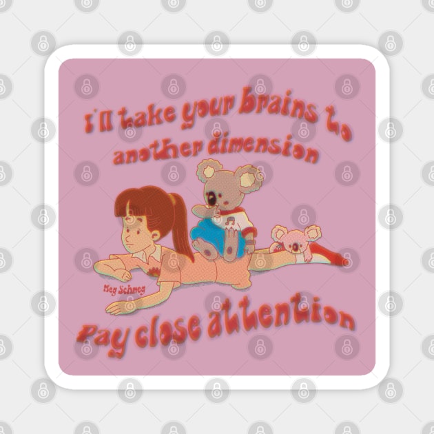 Noozles Dimension - Noozles 80s 90s Retro Prodigy - Magnet | TeePublic