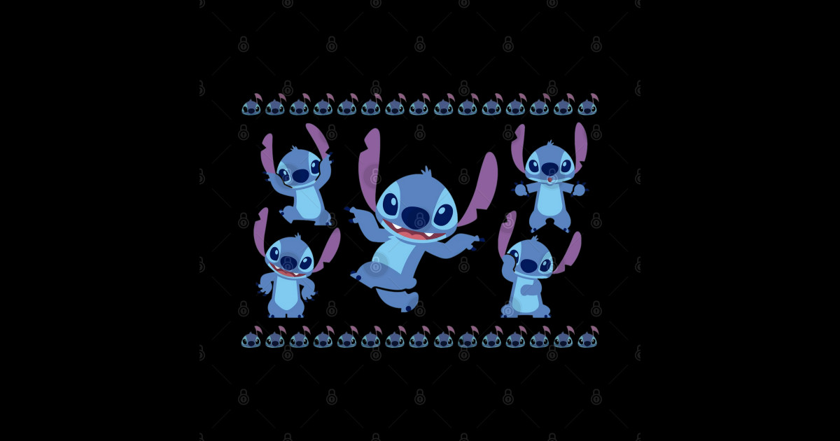 Stitch Stitch and more Stitch - Lilo And Stitch - Sticker | TeePublic