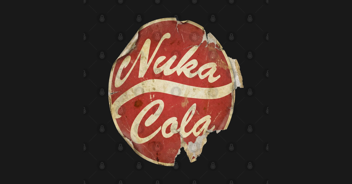 Nuka Cola Label Worn Out Vintage - Nuka Cola - T-Shirt | TeePublic