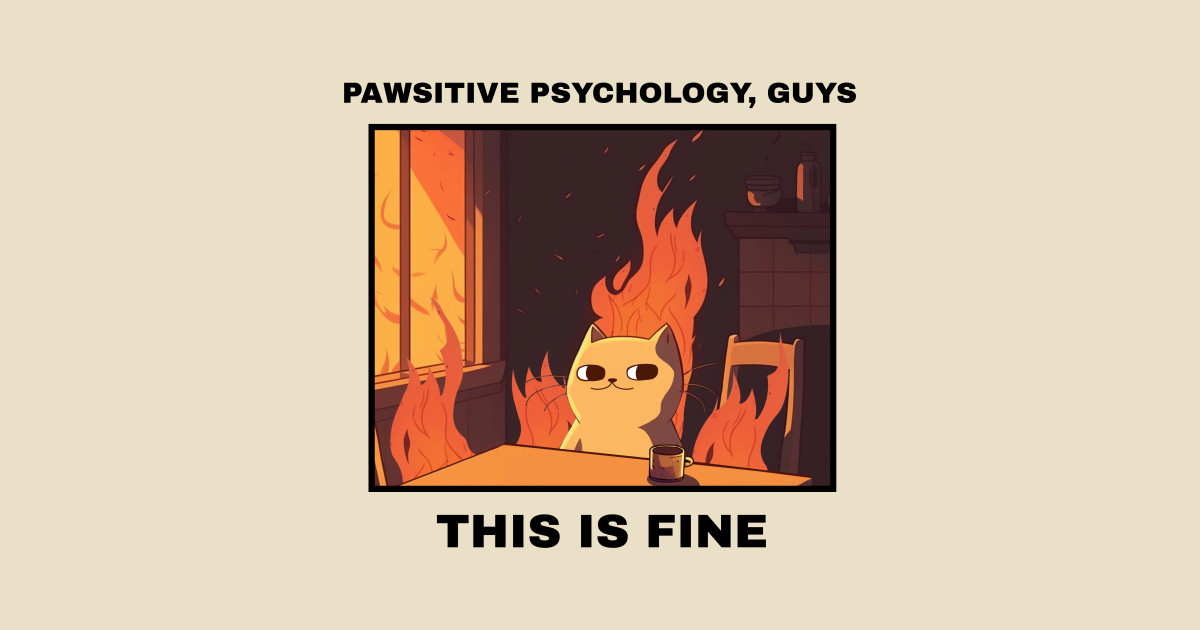 pawsitive psychology, guys this is fine cat psychology meme - Cat ...