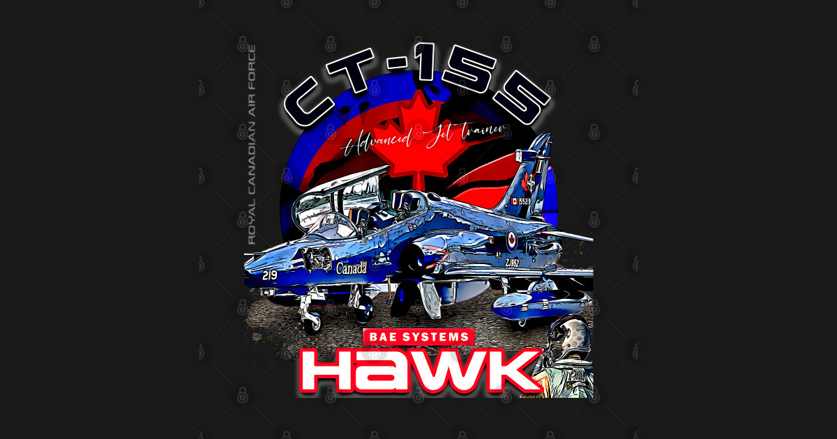 CT155 Hawk RCAF Canadian Air Force Advanced Jet Trainer Aircraft ...