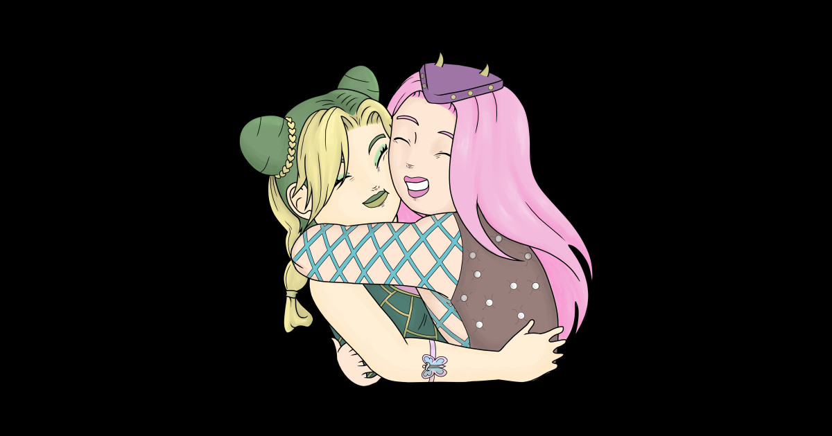 Jolysui Hug - Jojos Bizarre Adventure - Sticker | TeePublic