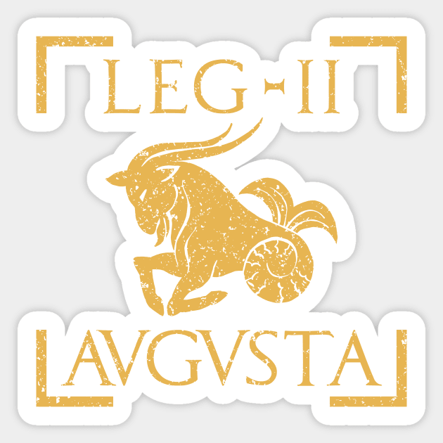 Legio II Augusta Capricornus Emblem Roman Legion - Vexillum - Sticker ...