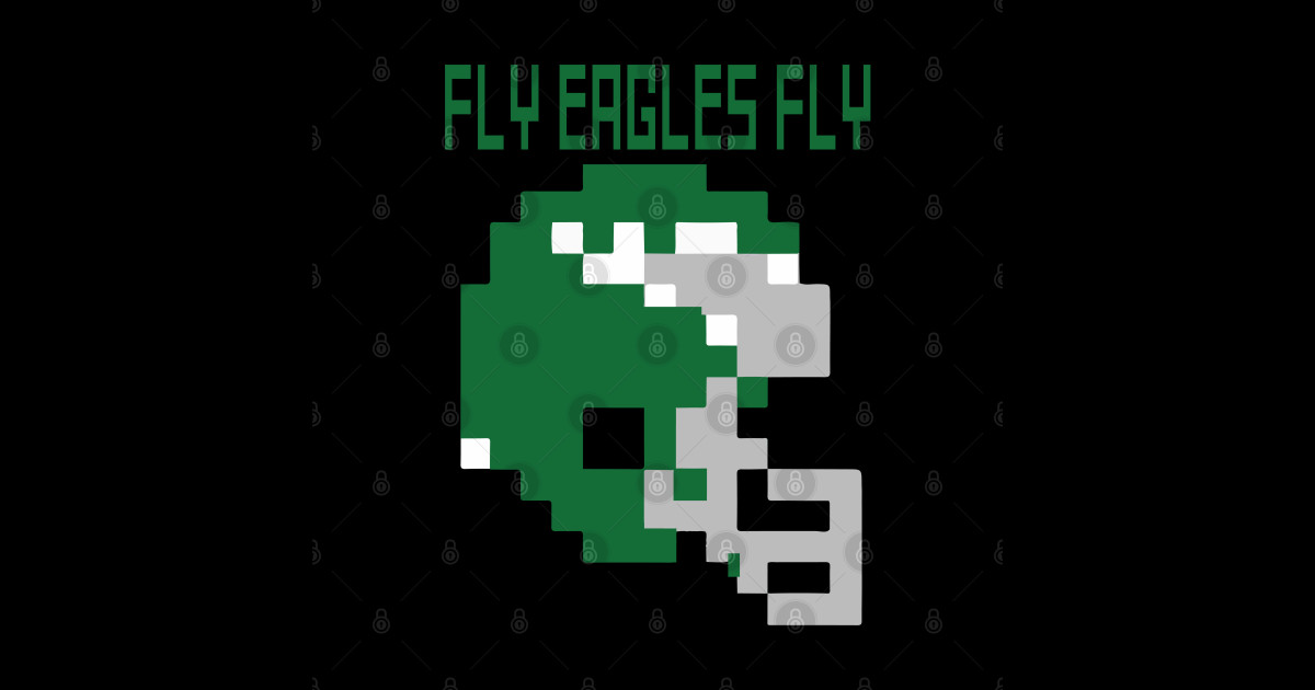 Eagles - Fly Eagles Fly 8 bit - Eagles Football - Sticker | TeePublic