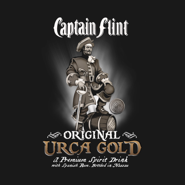 Captain Flint Rum - Pirates - T-Shirt | TeePublic