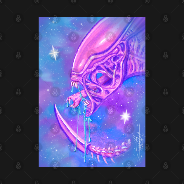 Pastel horror xenomorph - Xenomorph - T-Shirt | TeePublic