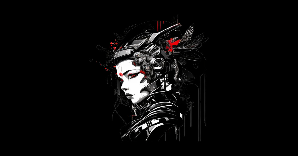 Cyberpunk Maiko - Cyberpunk - T-Shirt | TeePublic