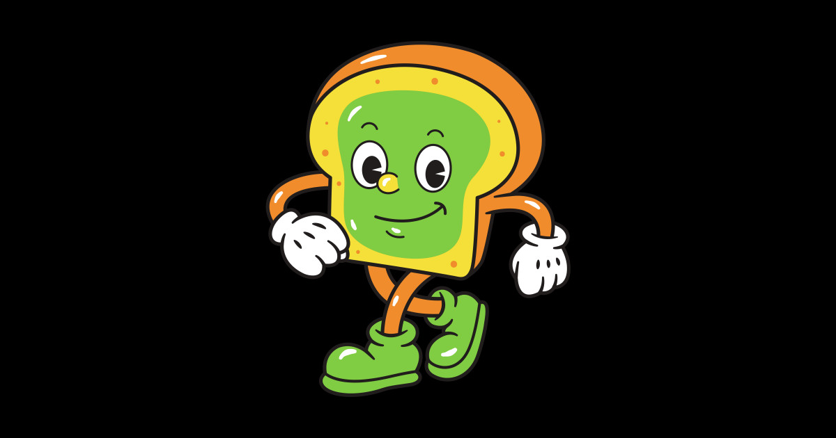 Bread Boy - Cartoons - Sticker | TeePublic