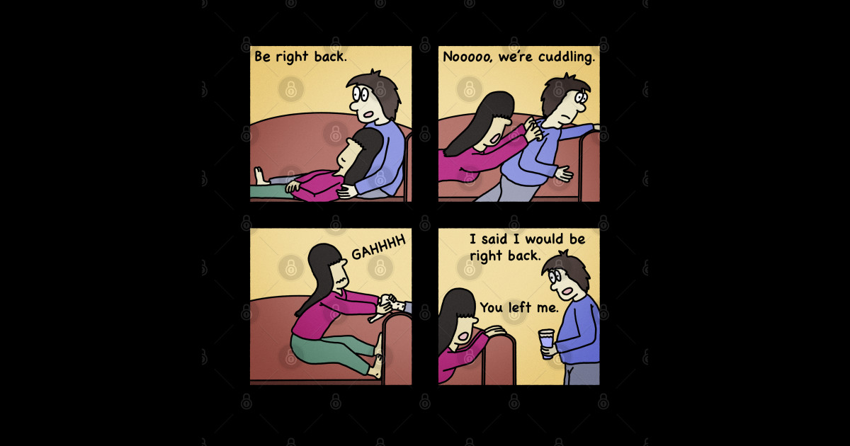 I’ll be right back - Ill Be Right Back - Sticker | TeePublic