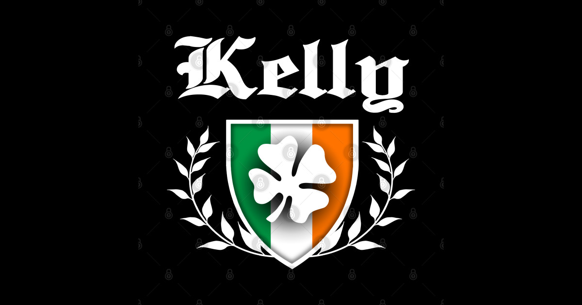 Kelly Shamrock Crest - Kelly - Sticker | TeePublic