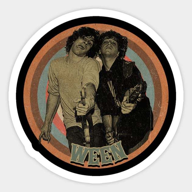 Ween 1984 - American Rock Band - Sticker | TeePublic