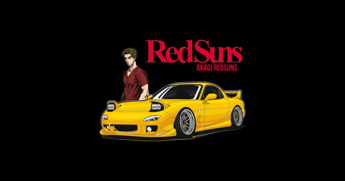 Redsuns Keisuke takahashi - Initial D - Sticker | TeePublic