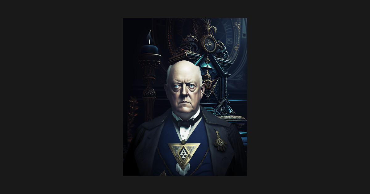Aleister Crowley Freemason Occult Compass and Square - Aleister Crowley ...