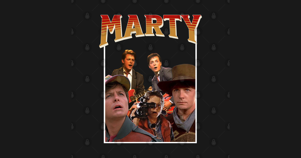 Back to the Future - Marty - Back To The Future - T-Shirt | TeePublic