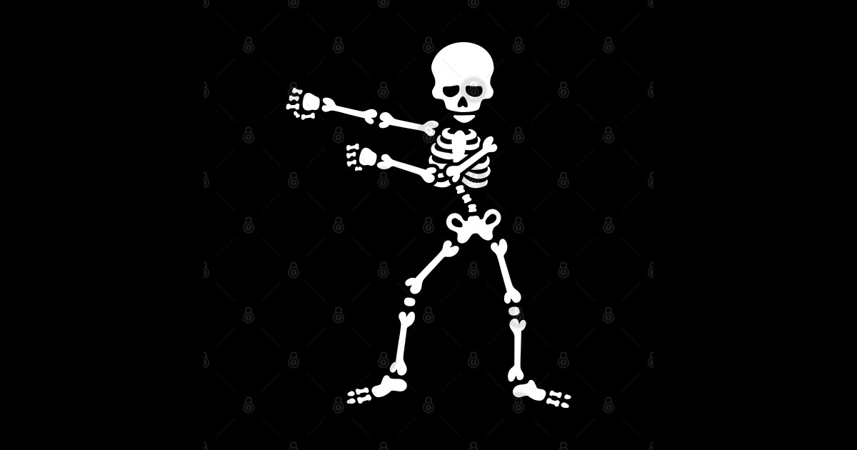 The floss dance flossing backpack boy kid skeleton - Floss Dance ...