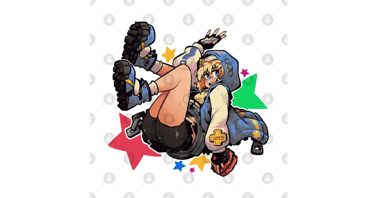 Cute Guilty Bridget Gear Strive Kawaii - Guilty Gear Strive - T-Shirt ...