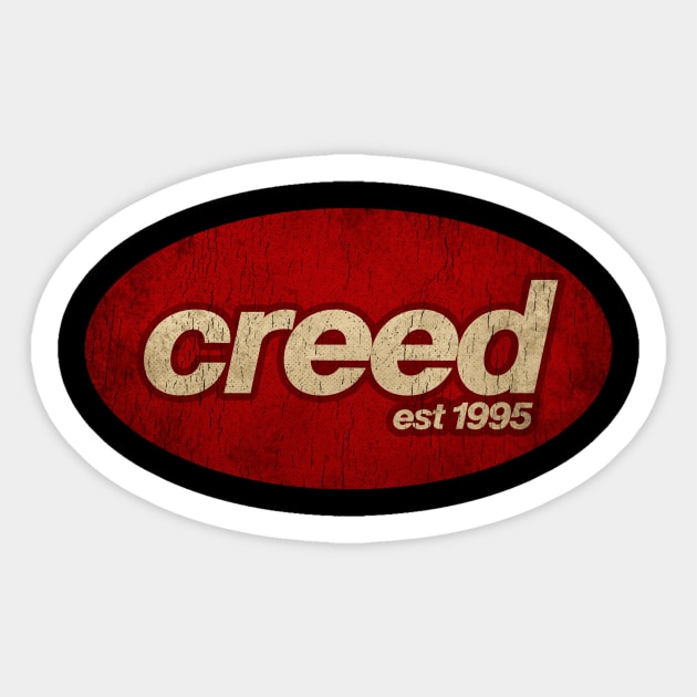 Creed - Vintage - Creed - Sticker | TeePublic