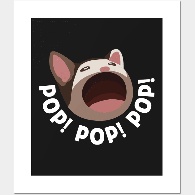 Popping Cat Meme - Cat Memes - Posters and Art Prints | TeePublic