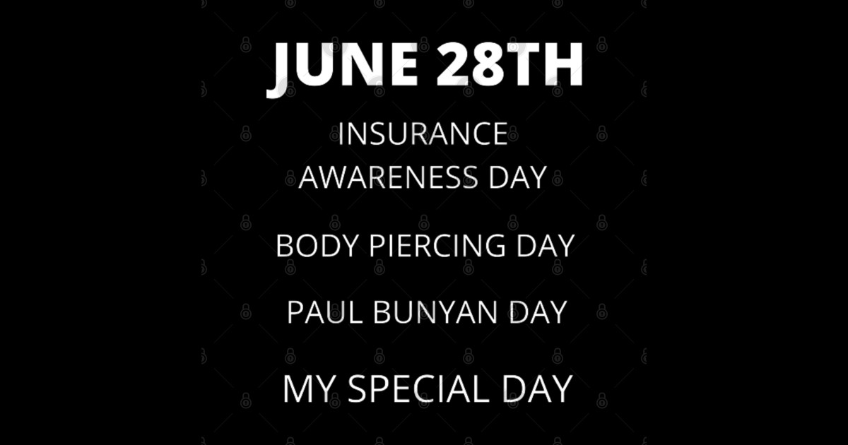 June 28th birthday, special day and the other holidays of the day ...