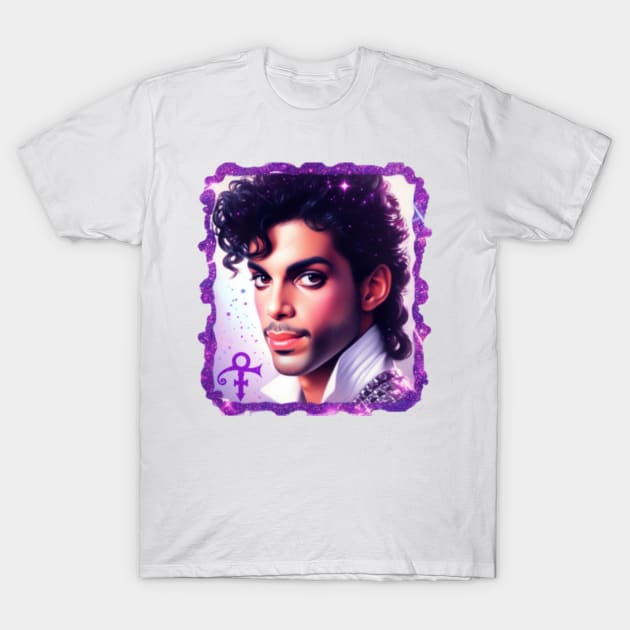 Prince Portrait - Prince - T-Shirt | TeePublic
