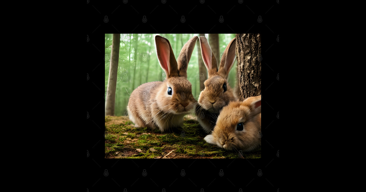 Bunny Love - Rabbits - Sticker | TeePublic