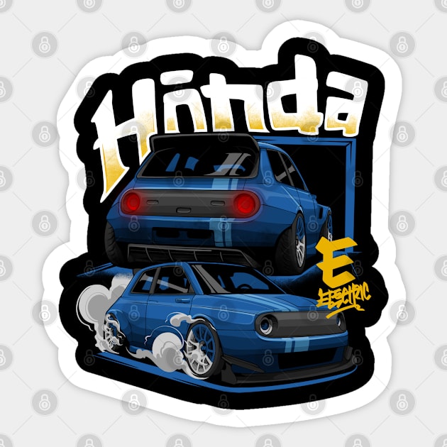 Electric Car mod bodykit - Electric Car - Sticker | TeePublic