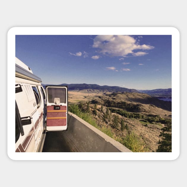 Road trip journey in Osoyoos British Columbia Canada. - Car - Sticker ...