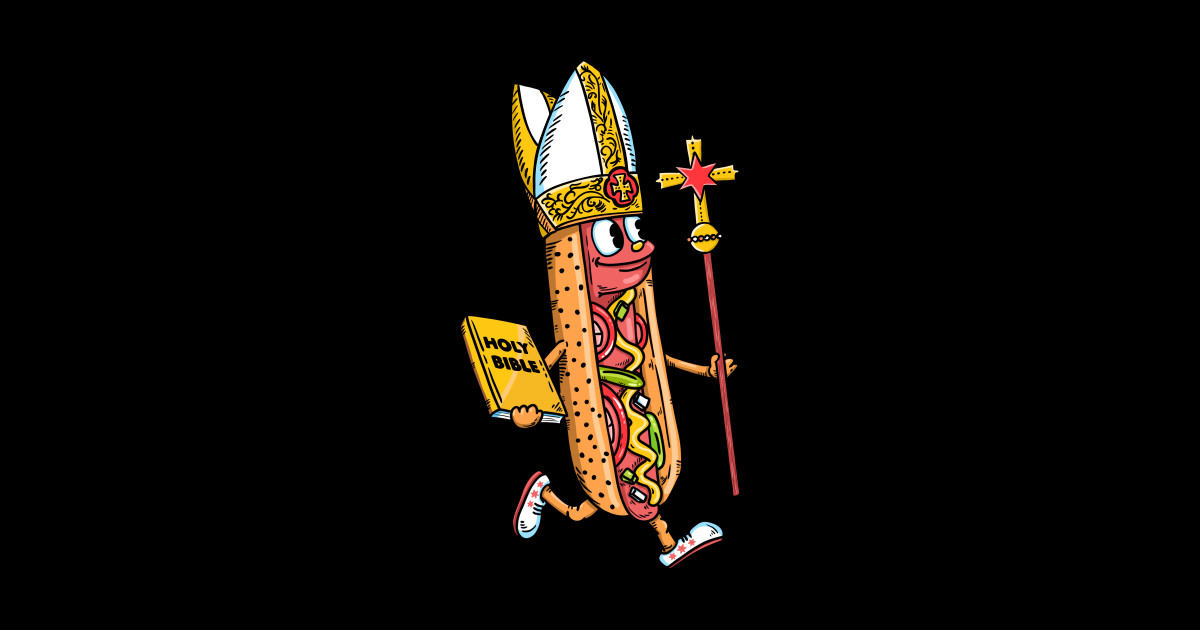 Chicago Style Pope - Pope - Sticker | TeePublic