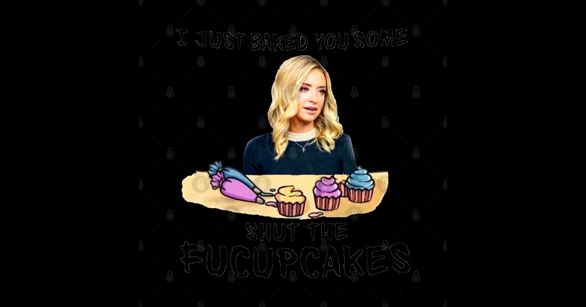 Kayleigh Mcenany Trump Meme Funny Cupcakes - Kayleigh Mcenany - Sticker ...