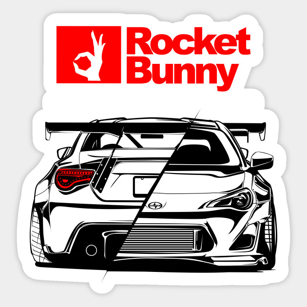 GT86/FRS Rocket Bunny - Gt86 Speedhunters Frs Rocket Bunny - Sticker ...