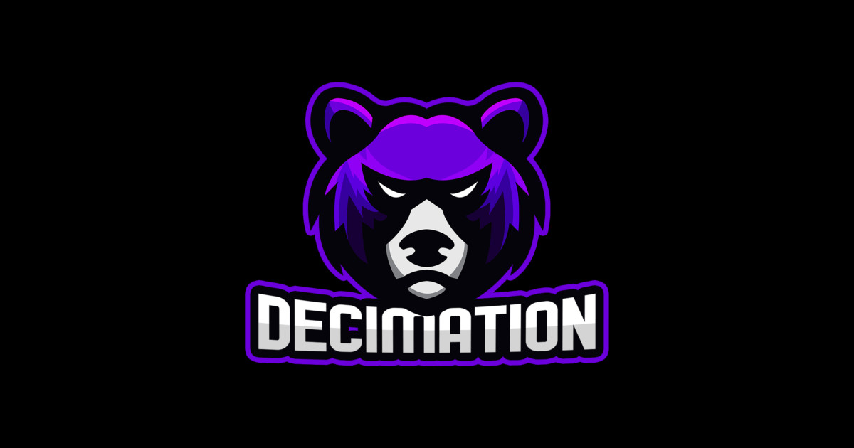 Team Decimation MAIN LOGO - Teamdecimation - Sticker | TeePublic